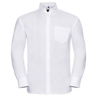 Russell Athletic Russell Collection - Ultimate Formelles Hemd für Herren Langärmlig (Weiß)