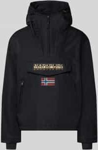 Napapijri Jacke mit Kapuze und kurzem Rei&szlig;verschluss