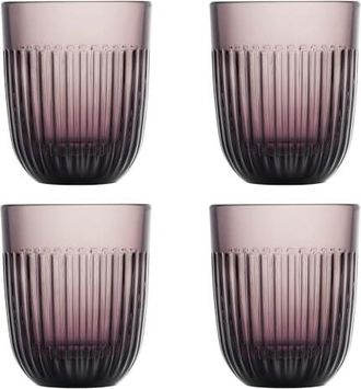 La Roch&egrave;re Coffret de 4 verres &agrave; eau Aubergine-OUESSANT-Origine France Garantie