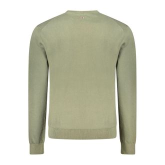 Napapijri Cotton Crew Neck Sweater - Green