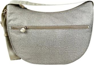 Borbonese Femme, Sacs, Beige, Taille: ONE Size Luna Bag Middle