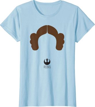 Star Wars Princess Leia Hair Icon Rebel Alliance T-Shirt T-Shirt