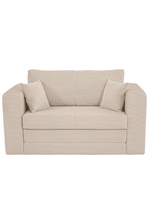 Xora Jugend-, Hellbraun, Textil, F&uuml;llung: Schaumstoffflocken,Schaumstoffflocken, 136x78x72 cm, Kinder- & Jugendzimmer, Kinderm&ouml;bel, Kindersitzm&ouml;bel & -tisc