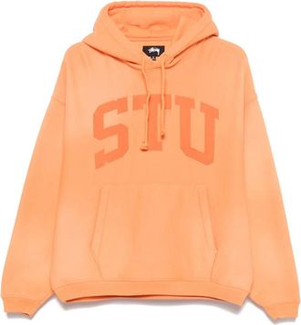 St&uuml;ssy Stu Hoodie - Orange