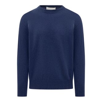 Amaranto Wollpullover mit Rundhalsausschnitt - - Knitwear - Herren - Blau - L