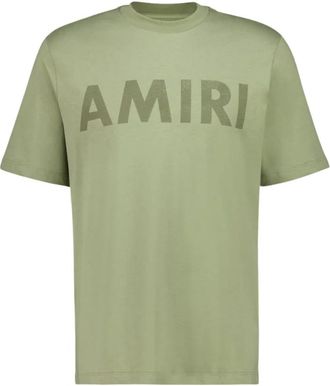 Amiri Homme, Tops, Vert, Taille: S Logo Stencil T-Shirt