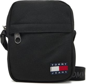 Tommy Jeans Umhängetasche Tjm Ess Daily Reporter AM0AM13710 Schwarz