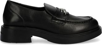 Karl Lagerfeld Loafer mit Logo-Schild - Schwarz