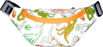 LOQI Dinosaur Skeleton Reflective Medium Bumbag, Silber, m, Ausweistasche, Silber, M, Ausweistasche