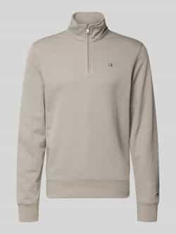 Champion Sweatshirt mit Stehkragen und Rei&szlig;verschluss