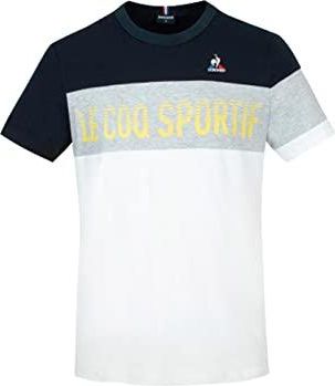 Le Coq Sportif T-Shirt de Marque mod&egrave;le Saison 2 Tee SS N&deg;1 M Sky Capt./g.chin&eacute;