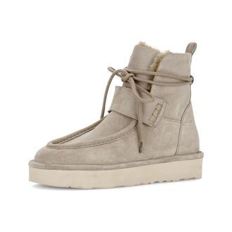 Gabor Schn&uuml;r-Stiefelette - - Shoes - Damen - Grau - 39 1/2 EU