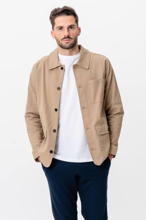 Perform Collection Twill-Hemdjacke - Dunkler Sand