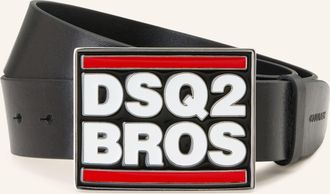Dsquared2 Lederg&uuml;rtel schwarz
