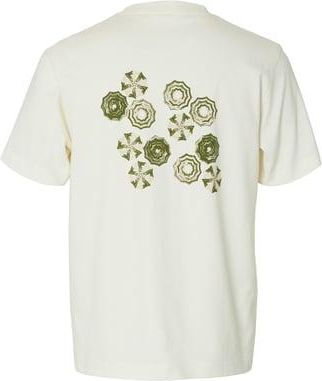 Selected T-shirt imprim&eacute; &agrave; col rond en coton