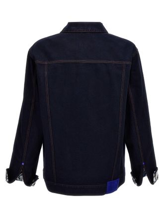 Burberry Mens Blue Cotton Denim Jacket Clothing