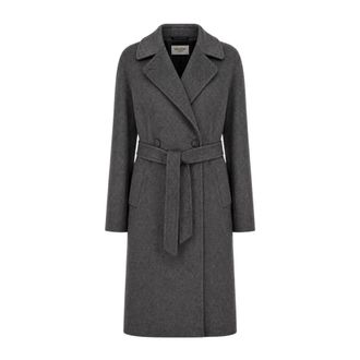 Max Mara Manteau droit Resina - Femme - Manteaux - Gris - Taille: 36 FR