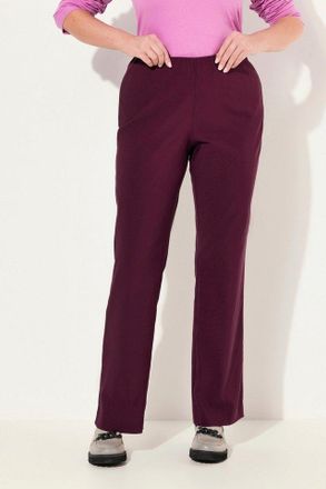 Ulla Popken Schlupfhose Thermo-Bengalinhose Slim Fit warm Elastikbund