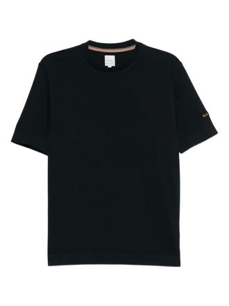 Paul Smith t-shirt &agrave; design nervur&eacute; - Bleu