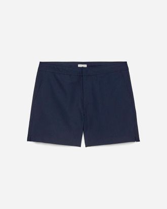 Arket Seersucker-Badeshorts -Blau
