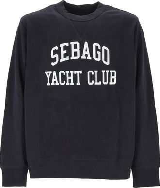 Sebago Sweatshirt mit Logo-Print - Blau