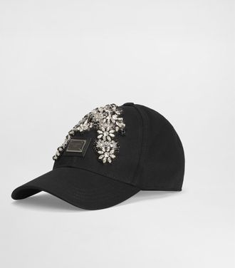 Dolce & Gabbana Cotton Drill Baseball Hat - Mann Hüte Und Handschuhe Schwarz 58