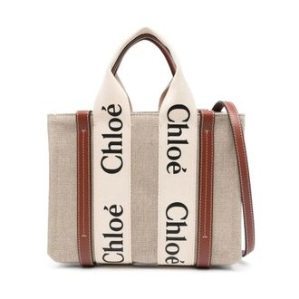 Chlo&eacute; Femme, Sacs, Brun, Taille: ONE Size Sac Fourre-Tout Petit Woody Marron