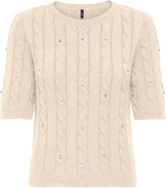 Only Onlsussi Life Ss Deco Cabel Pull KNT