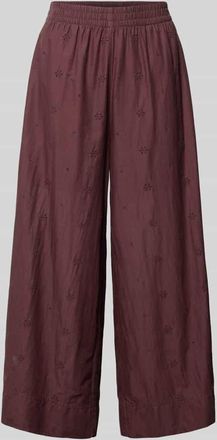 Marc O'Polo Denim Regular Fit Culotte mit Stickereien