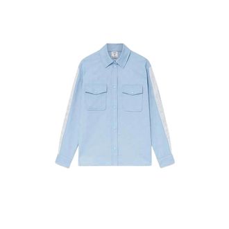 Casablanca Monogram Langarmhemd - - Jackets - Damen - Blau - 2XS