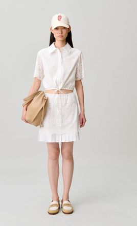 Claudie Pierlot Kurzer Spitzenrock