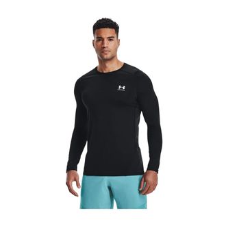 Under Armour Haut &agrave; manches longues ajust&eacute; HeatGear Armour - Homme - Sport - Noir - Taille: 2XL