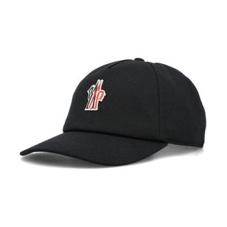 Moncler unisex, Accessoires, Noir, Taille: ONE Size Casquette en toile griff&eacute;e