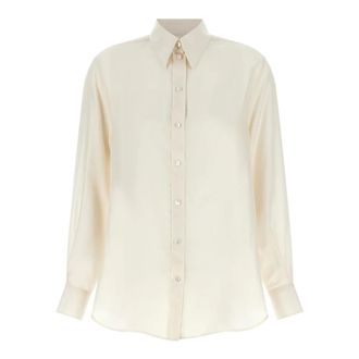 Xacus Frankie Shirt - - Blouses & Shirts - Damen - Wei&szlig; - 2XS