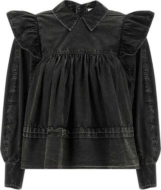 Ganni Blouse - Noir