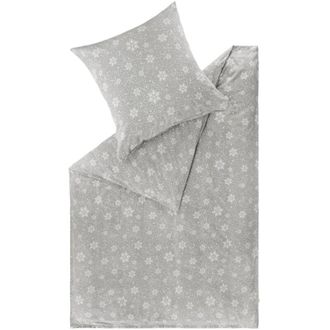 Esprit Winter Bettw&auml;sche FLANELL - 1 St&uuml;ck 155x220 cm, Hellgrau