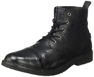 Levi's Herren Track Mode-Stiefel, Brilliant Black, 48 EU