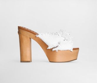 Dolce & Gabbana Sandalo Zeppa - Frau Sandalen Und Wedges Multicolor 36.5