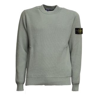 Stone Island Rundhals-Strickware - - Knitwear - Herren - Gr&uuml;n - XL
