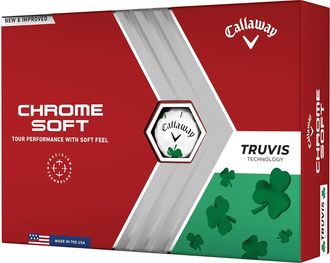 Callaway Golf 2022 Chrome Soft Golfb&auml;lle Shamrock Truvis