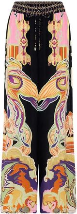 Camilla pantalon droit imprimé - Noir