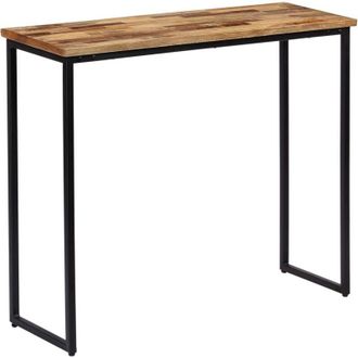 vidaXL Konsolentisch Recyceltes Massivholz Teak 90 x 30 x 76 cm Vidaxl