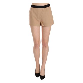 Costume National Elegante Beige Mini-Shorts mit mittlerer Taille - - Shorts - Damen - Beige - S