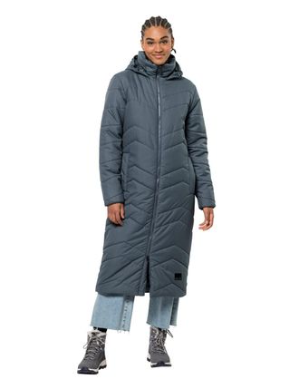 Jack Wolfskin Damen Kyoto Coat, slate blue, L EU