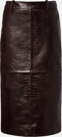 Frankie Shop Bleistiftrock Taney aus Leder