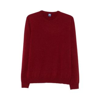 Fedeli Homme, Pulls, Rouge, Taille: M Pull Col Rond Merlo