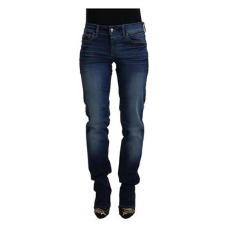 Just Cavalli Stilvolle Niedrige Taille Blaue Denim Jeans - - Jeans - Damen - Blau - W26