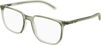 Montblanc Mb0388O Sonnenbrille - - Accessories - unisex - Gr&uuml;n - 54 MM