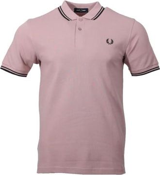 Fred Perry Polo &agrave; manches courtes pour homme - M3600, Vieux rose, XXL