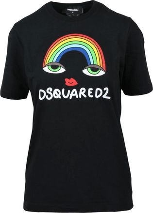 Dsquared2 Femme, Tops, Noir, Taille: 36 FR T-Shirt